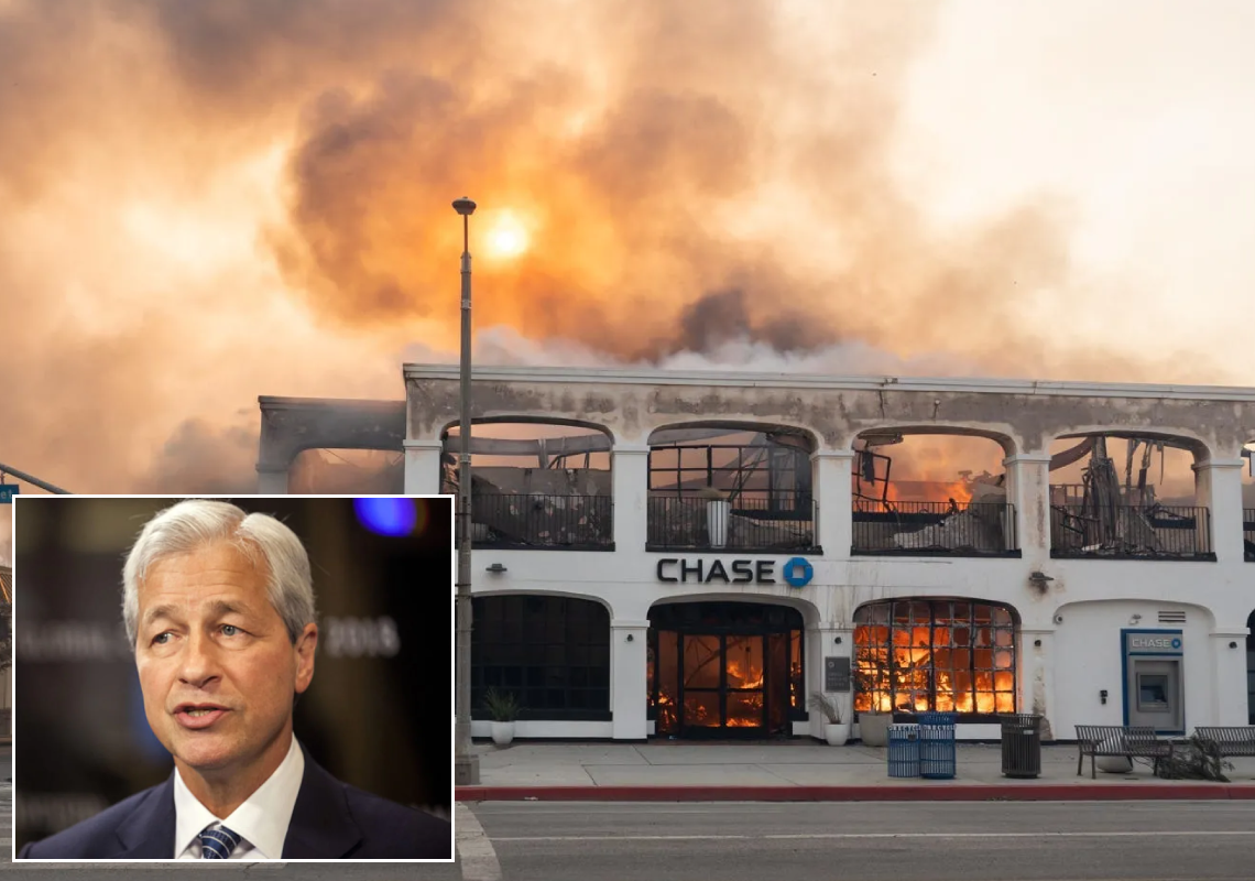 Hebrew News - מנכ"ל JP מורגן אחרי השריפות בלוס אנג'לס: "רגולציה מוגזמת חונקת את קליפורניה"