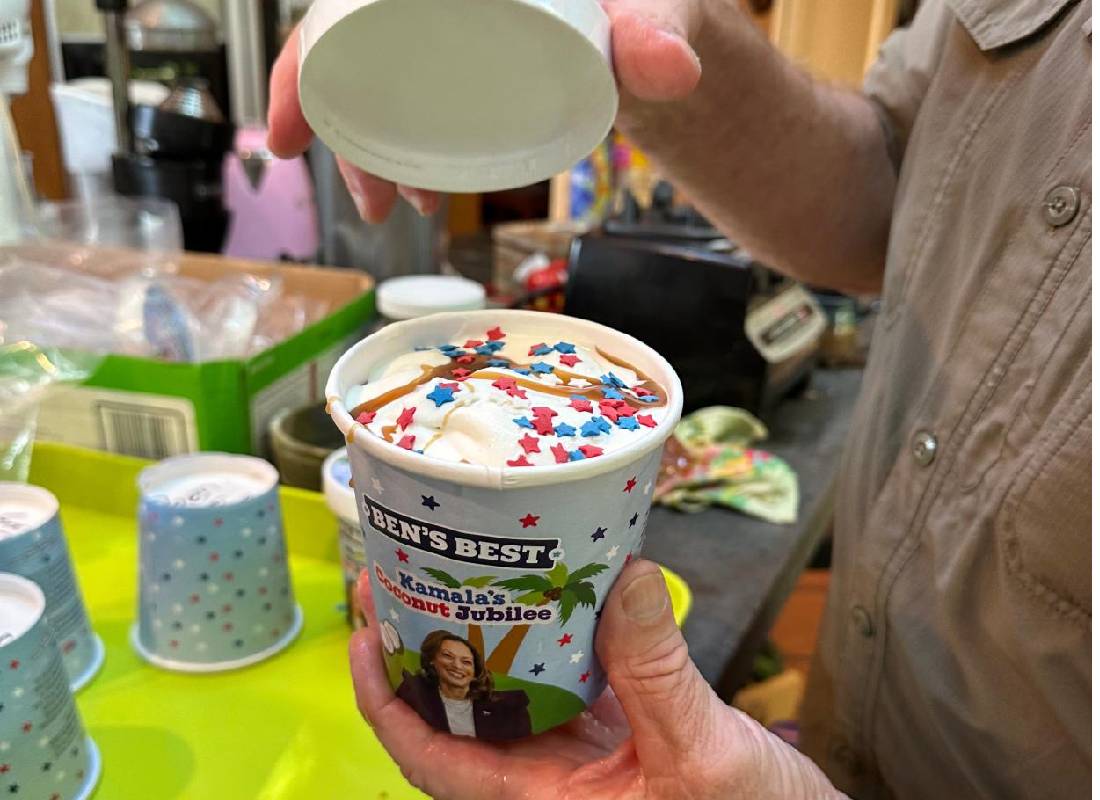 Hebrew News - בן וג'רי חושפים את גלידת ה"קוקוס ג'ובילי" לכבודה של קמלה האריס